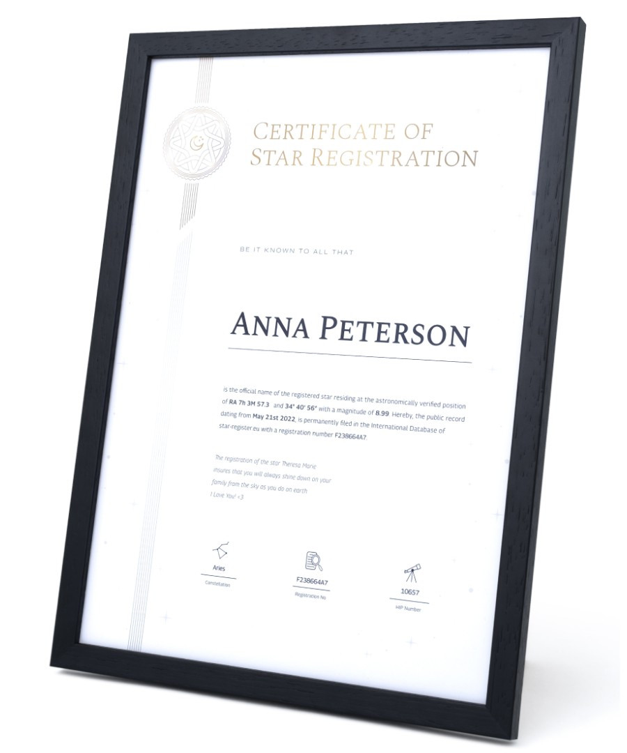 Name A Star Gift - Zodiac Star Registration | StarRegistration.net
