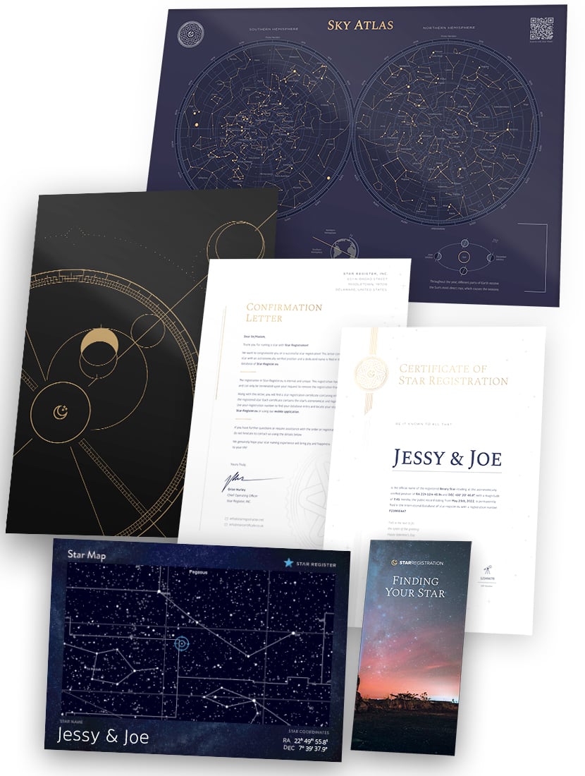 Name A Star Gift - Standard Star Registration | StarRegistration.net